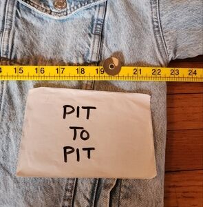 Zara | Jackets & Coats | Zara Oversized Denim Jacket With Heart On Back ...